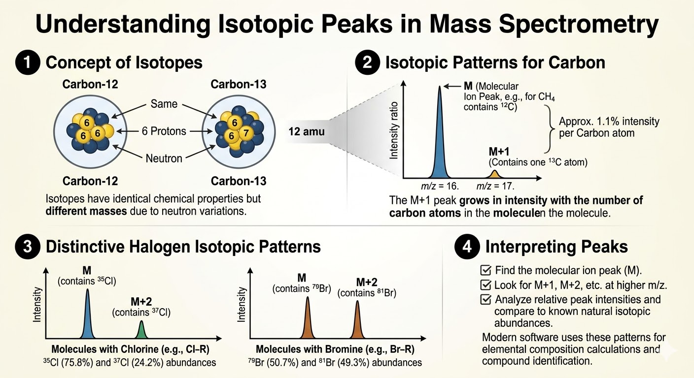 How to Identify Isotopic Peaks in Mass Spectrometry
